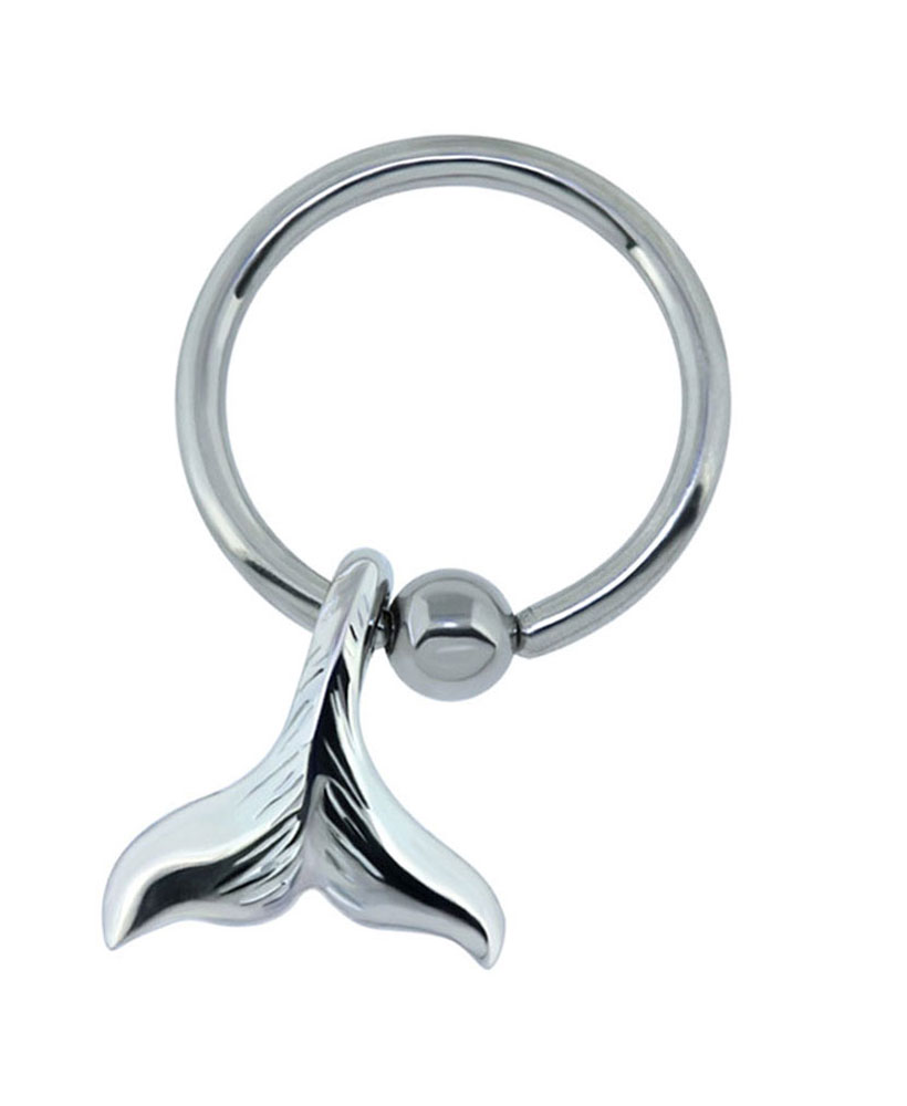 316L Surgical Steel or Titanium Tail Captive Bead Nose Ring, Tragus ...
